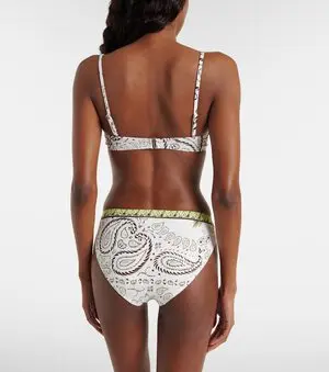 Tory Burch Printed Bikini Top - Multicoloured