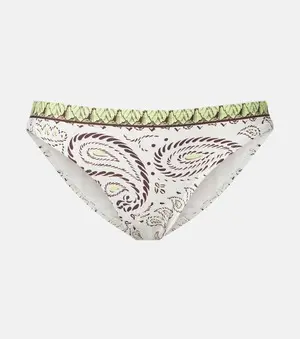 Tory Burch Printed Bikini Bottom - Multicoloured