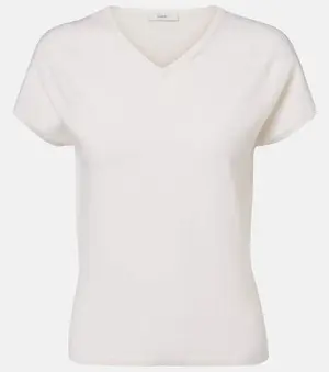 Vince Wool And Cashmere-blend Top - White