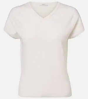 Vince Wool And Cashmere-blend Top - White