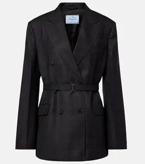 Prada Virgin Wool Jacket - Grey