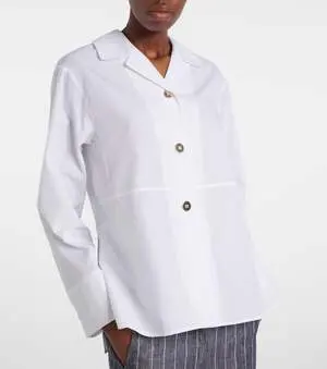Max Mara Cotton Button-down Shirt - White