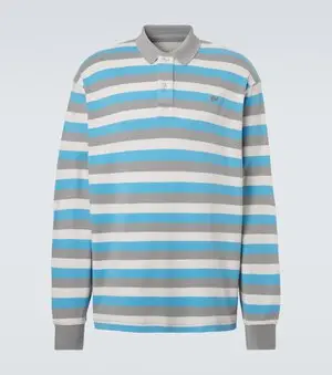 ERL Striped Cotton Polo Shirt - Multicoloured