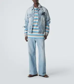 ERL Striped Cotton Polo Shirt - Multicoloured