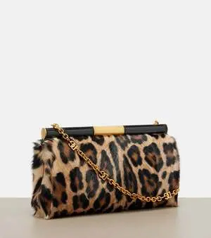 Dolce & Gabbana Marlene Large Calf Hair Shoulder Bag - Brown