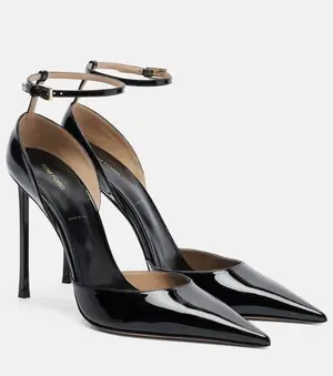 TOM FORD Vertigo Patent Leather Pumps - Black