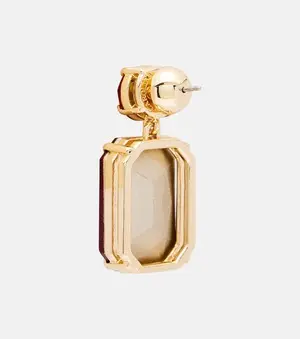 Carolina Herrera Embellished Drop Earrings - Red
