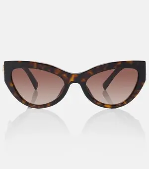 Dolce & Gabbana Devotion Cat-eye Sunglasses - Brown