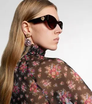 Dolce & Gabbana Devotion Cat-eye Sunglasses