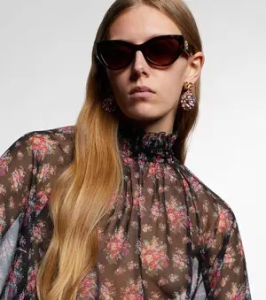 Dolce & Gabbana Devotion Cat-eye Sunglasses