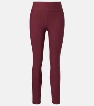 The Upside Peached Leggings - Burgundy