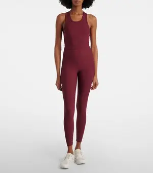 The Upside Peached Leggings - Burgundy