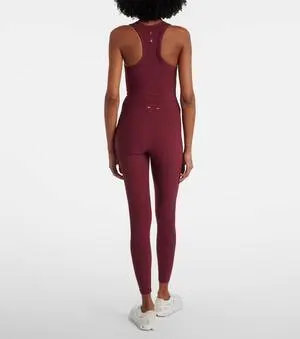 The Upside Peached Leggings - Burgundy
