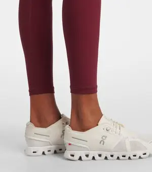 The Upside Peached Leggings - Burgundy
