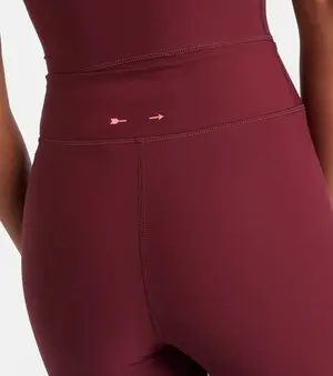 The Upside Peached Leggings - Burgundy