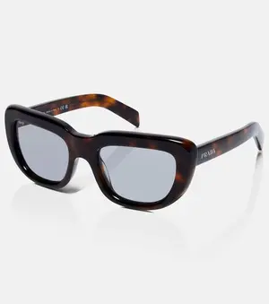 Prada Logo Cat-eye Sunglasses