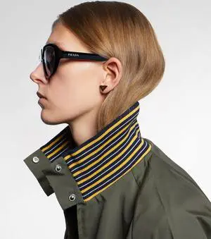 Prada Logo Cat-eye Sunglasses