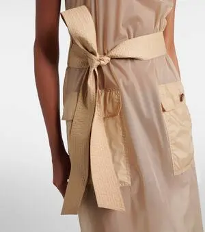 Saint Laurent Semi-sheer Midi Dress
