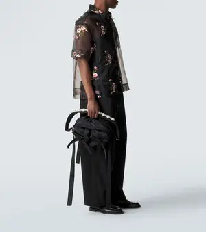 Simone Rocha Bow Embellished Shoulder Bag