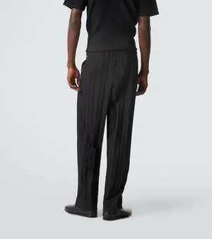 Issey Miyake Homme Plissé Pleated Straight Leg Pants