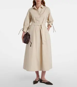 Max Mara Volpino Woven Ballet Flats - Brown