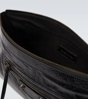 Balenciaga Le City Leather Phone Pouch