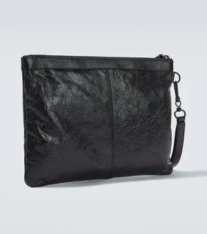 Balenciaga Le City Leather Phone Pouch