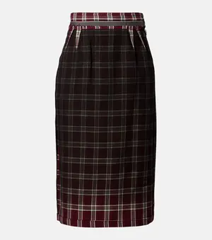 Check Pencil Skirts