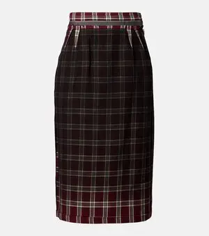 Check Pencil Skirts