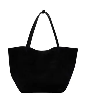 THE ROW Suede Tote Bag - Black