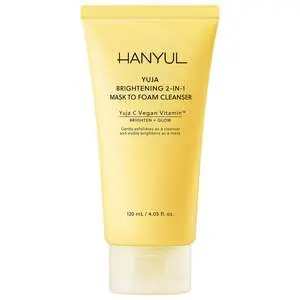 HANYUL Yuja Brightening 2-in-1 Mask To Foam Cleanser With Vitamin C + Niacinamide - One-color