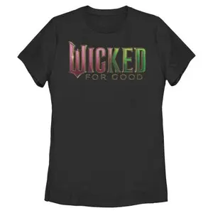WICKED: FOR GOOD Official Logo Graphic T-shirt - Black
