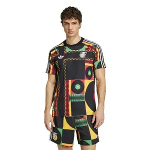 Adidas Yellow Jamaica National Team Originals T-shirt - Black