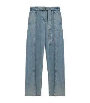 Belted Jeans