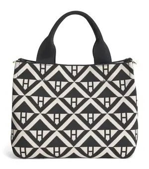 Harrods Geometric Jacquard Tote