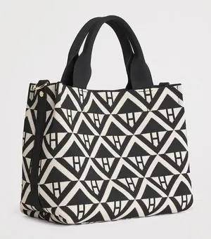 Harrods Geometric Jacquard Tote