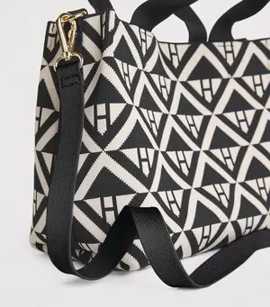 Harrods Geometric Jacquard Tote