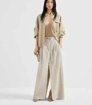 Brunello Cucinelli Twill Shirt - Beige