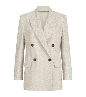 Brunello Cucinelli Chevron Outerwear For Women