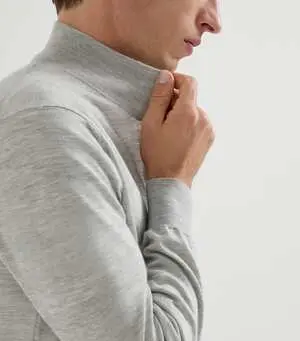 Brunello Cucinelli Cashmere-silk Cardigan - Grey