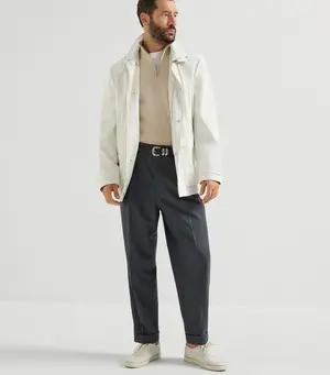 Brunello Cucinelli Cashmere Quarter-zip Sweater - Beige
