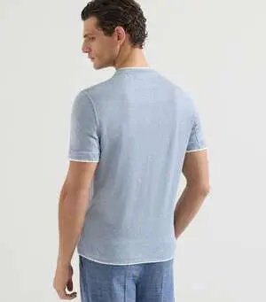Brunello Cucinelli Linen-cotton Faux-layered T-shirt