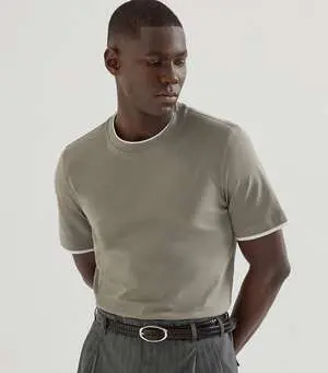 Brunello Cucinelli Cotton Faux-layered T-shirt