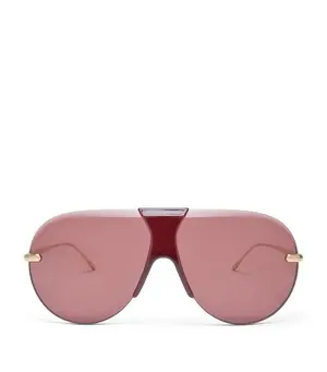 Loewe Aviator Sunglasses - Burgundy