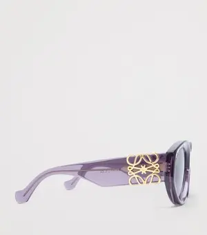 Loewe Butterfly Maxi Anagram Sunglasses - Purple