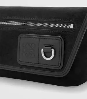 Loewe Mini Flex Messenger Bag - Black