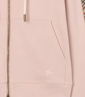 Burberry Cotton Zip-up Hoodie - Pink