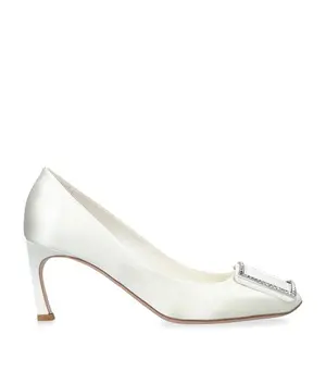 ROGER VIVIER Satin Trompette Pumps