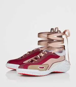 CHRISTIAN LOUBOUTIN Mara Lace-up Sneakers - Pink