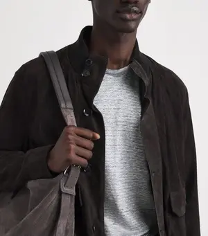 Brioni Linen-cotton Stripe T-shirt